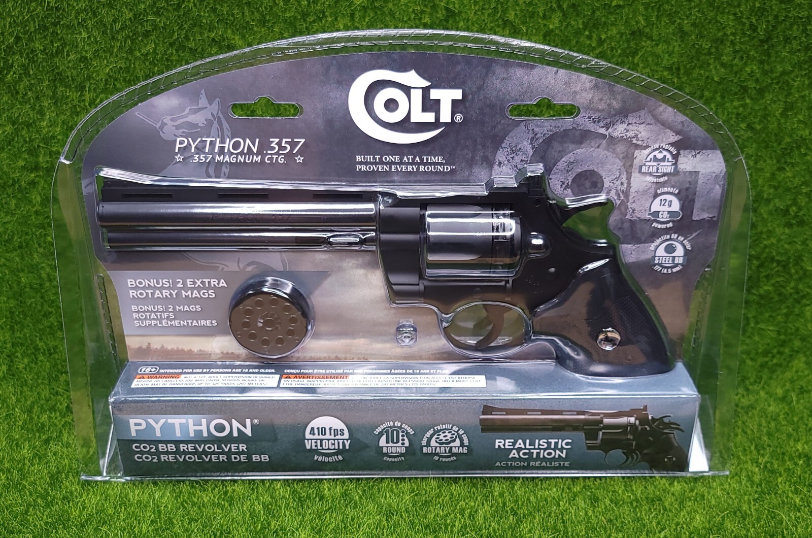 Umarex Colt Python .357 6" Revolver .177 CO2 BB Air Gun Pistol, 410FPS ...