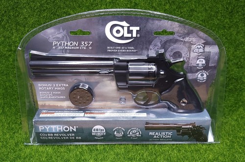 Umarex Colt Python .357 6" Revolver .177 CO2 BB Air Gun Pistol, 410FPS ...