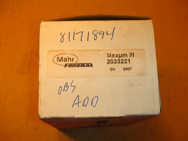 MAHR FEDERAL 2033221 DIGITAL INDICATOR INTEGRAL MAXUM3 10-PIN #237926 ...