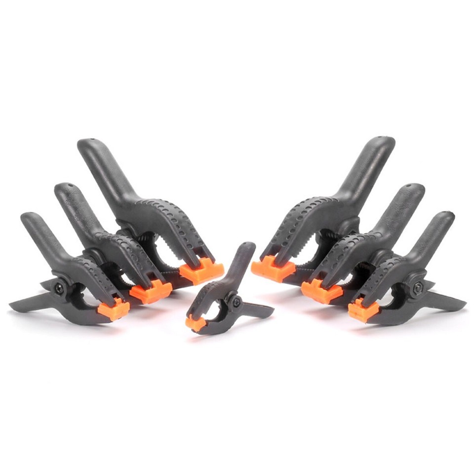 30PCS Heavy Duty Plastic Spring Clamps Tips DIY Small Tool Clip Jaw ...
