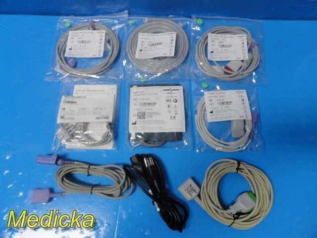GE Dash 4000 Monitor (T/CO, SpO2, ECG, NBP, 2X IBP, Print) W/ NEW Leads ...