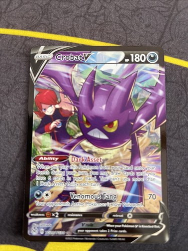 Pokémon TCG Crobat V Lost Origin Trainer Gallery TG20/TG30 Holo Ultra ...
