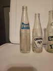 Lot Of 4 Vintage 60s? Soda Bottles Coca Cola Coke Orange Pep Fanta ...