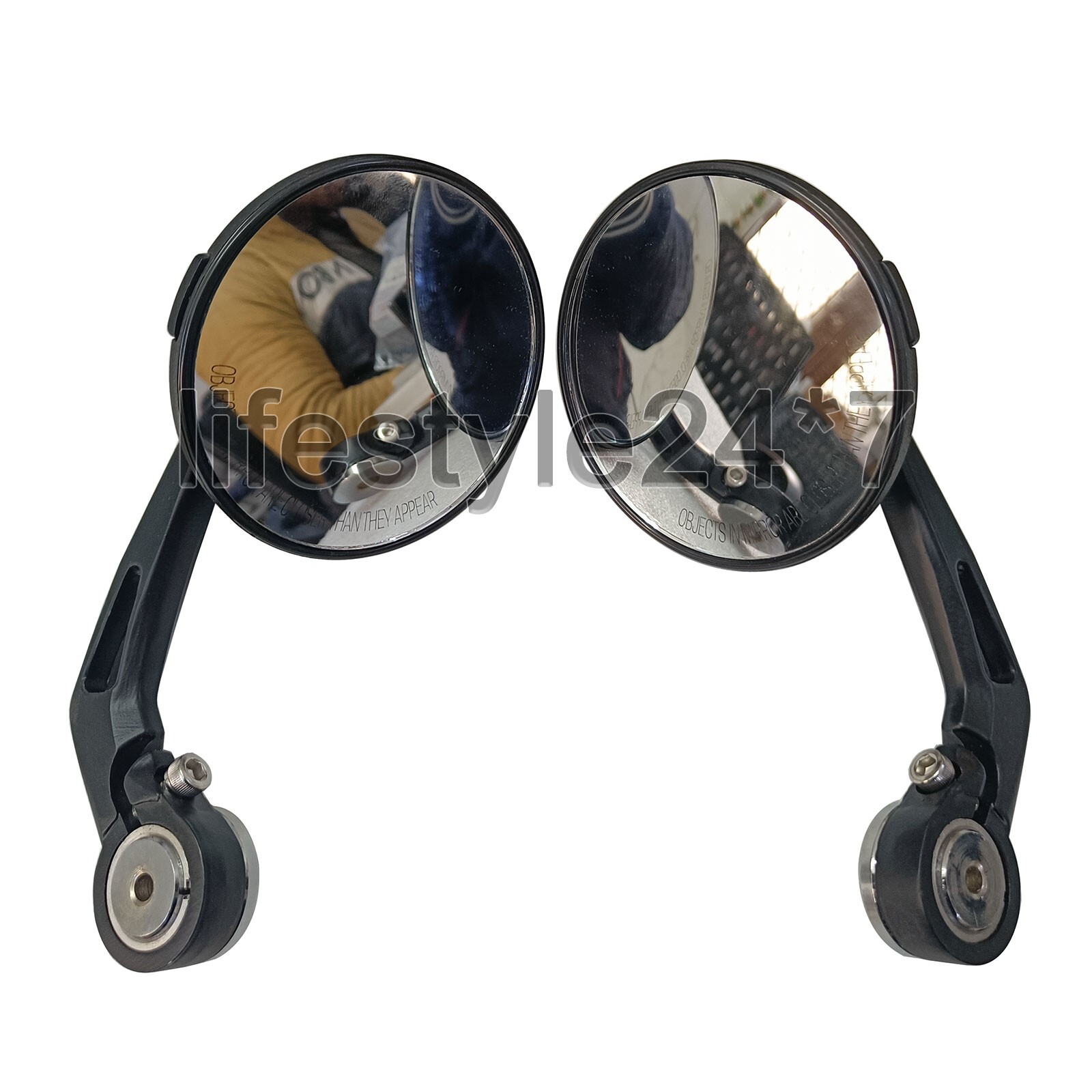 Fit For Royal Enfield Bar End Rear View Mirror For Hunter, Meteor ...