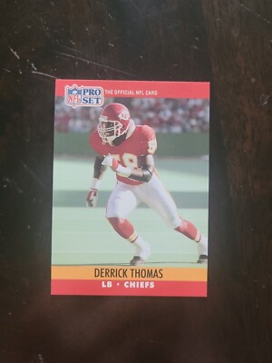 1990 Pro Set Derrick Thomas #536 Kansas City Chiefs | eBay