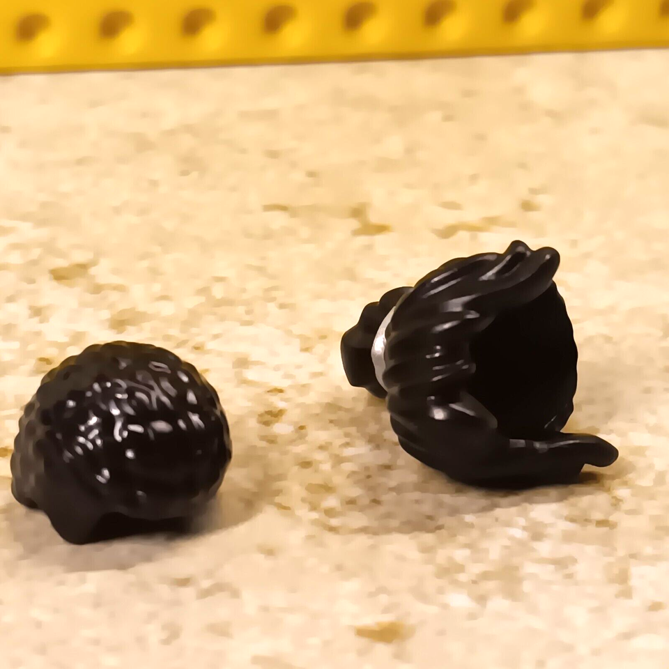 LEGO Afro Ponytail Wig Hair Girl Boy Short Long Black Hair Unisex ...