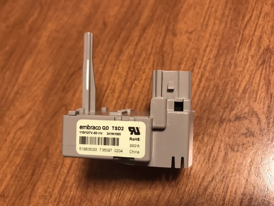 Frigidaire Fridge Compressor Start Relay 241941005 & Run Capacitor ...