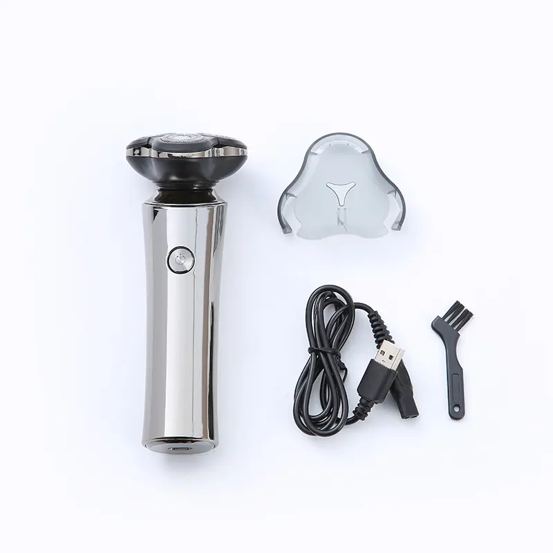 Men's Electric Shaver Beard Trimmer 3 Head Razor Rechargeable USB ...