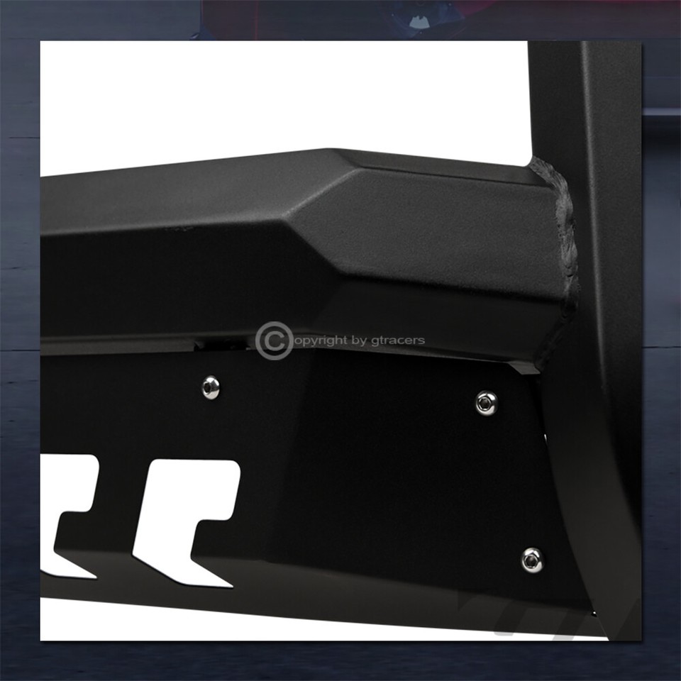 For 2010-2024 Toyota 4Runner Matte Black AVT Angular Bull Bar Push ...