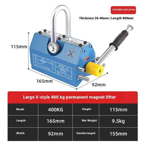 Steel Magnetic Lifter Lifting Magnet with Release Heavy Duty Permanent ...