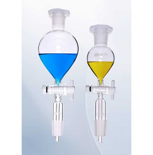 Chemistry Lab Glassware Spherical Separating Funnel 60ml-1000ml ...