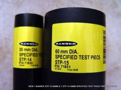 NEW BANNER STP-15 60MM & STP-14 30MM SPECIFIED TEST PIECE FREE SHIPPING ...