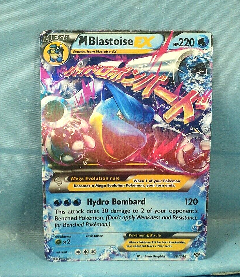 Pokemon Mega Blastoise Ex Card