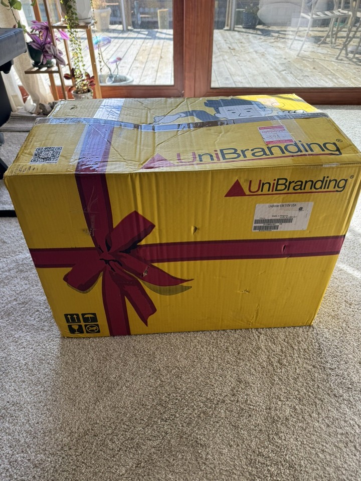 Unibind 8.M Thermal Binder with Crimper Heat Binding Machine | eBay