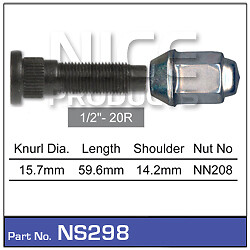 NICE PRODUCTS Stud & Nut NS298 NS298 | eBay Australia
