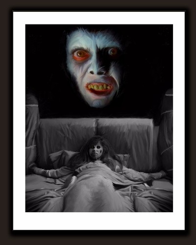 The Exorcist Captain Howdy Pazuzu Demon Horror Art Print Signed by Tom ...