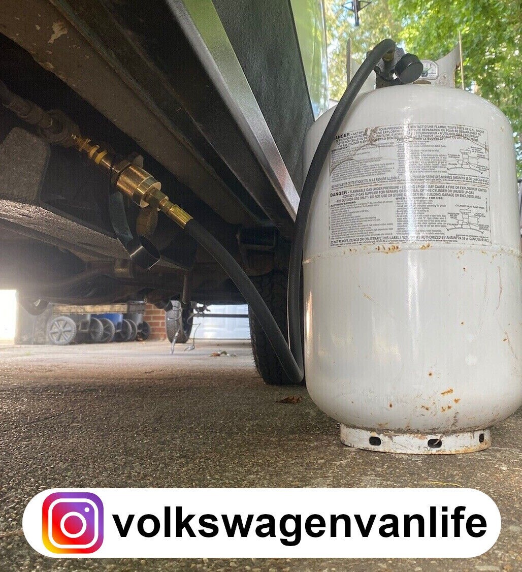 10FT RV MOTORHOME EXTEND A STAY PROPANE TANK ADAPTER KIT GRILL BBQ POL ...