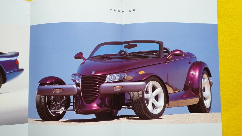 Chrysler Viper Prowler Jeep Cherokee Wrangler car brochure catalogue ...