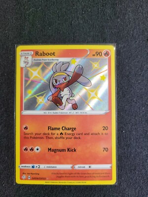 2021 Shining Fates Raboot #Sv16/Sv122 Shiny Vault Holo Ultra Rare Mint ...