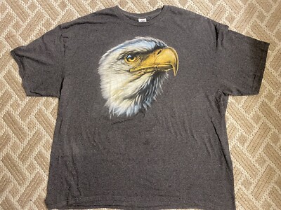Vintage Delta Tag Bald Eagle Big Face T-Shirt Size 3XL | eBay