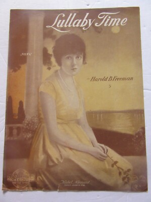 Lullaby Time by Harold B. Freeman Mabel Normand cover photo 1919 ...