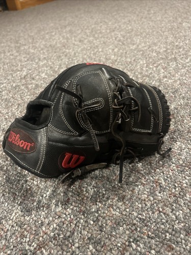 Wilson A2000 12" Black Red Baseball Glove Pro Stock B2 Right Hand Throw ...