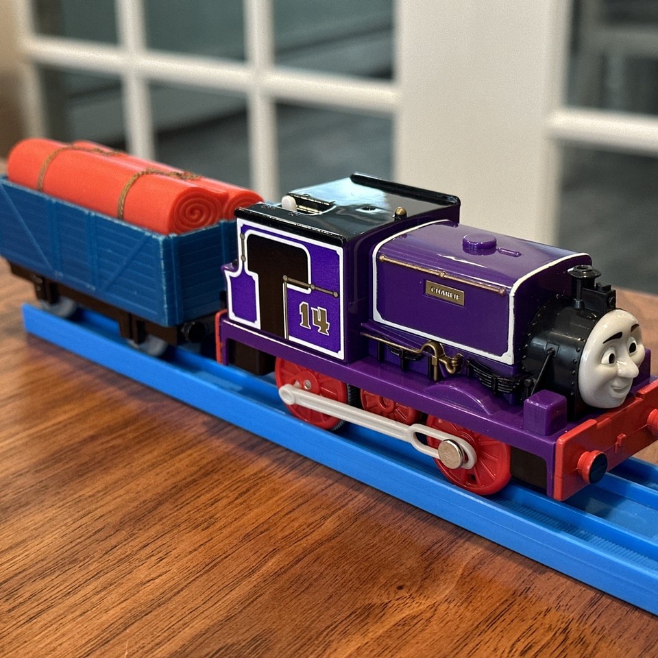 Thomas & Friends TrackMaster Motorized CHARLIE #14 w/Cargo Car “2009 ...
