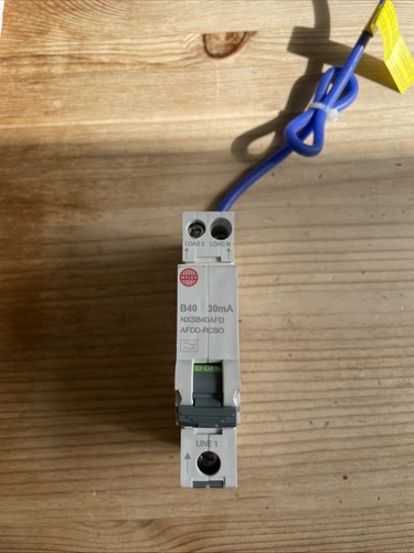 Wylex 40A 30mA SPswN B Curve 6kA Type A AFDD RCBO | eBay