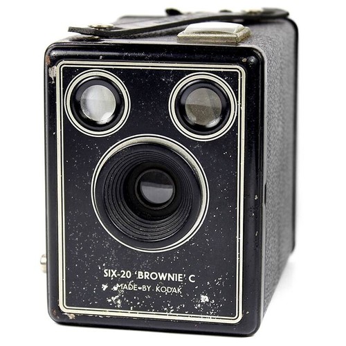 Kodak Brownie Six-20 Model C Vintage Post War 1940's Box Film Camera | eBay