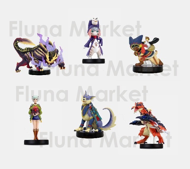 Nintendo amiibo Monster Hunter Rise/Stories 2 -Wings of Ruin- 6 types set | eBay