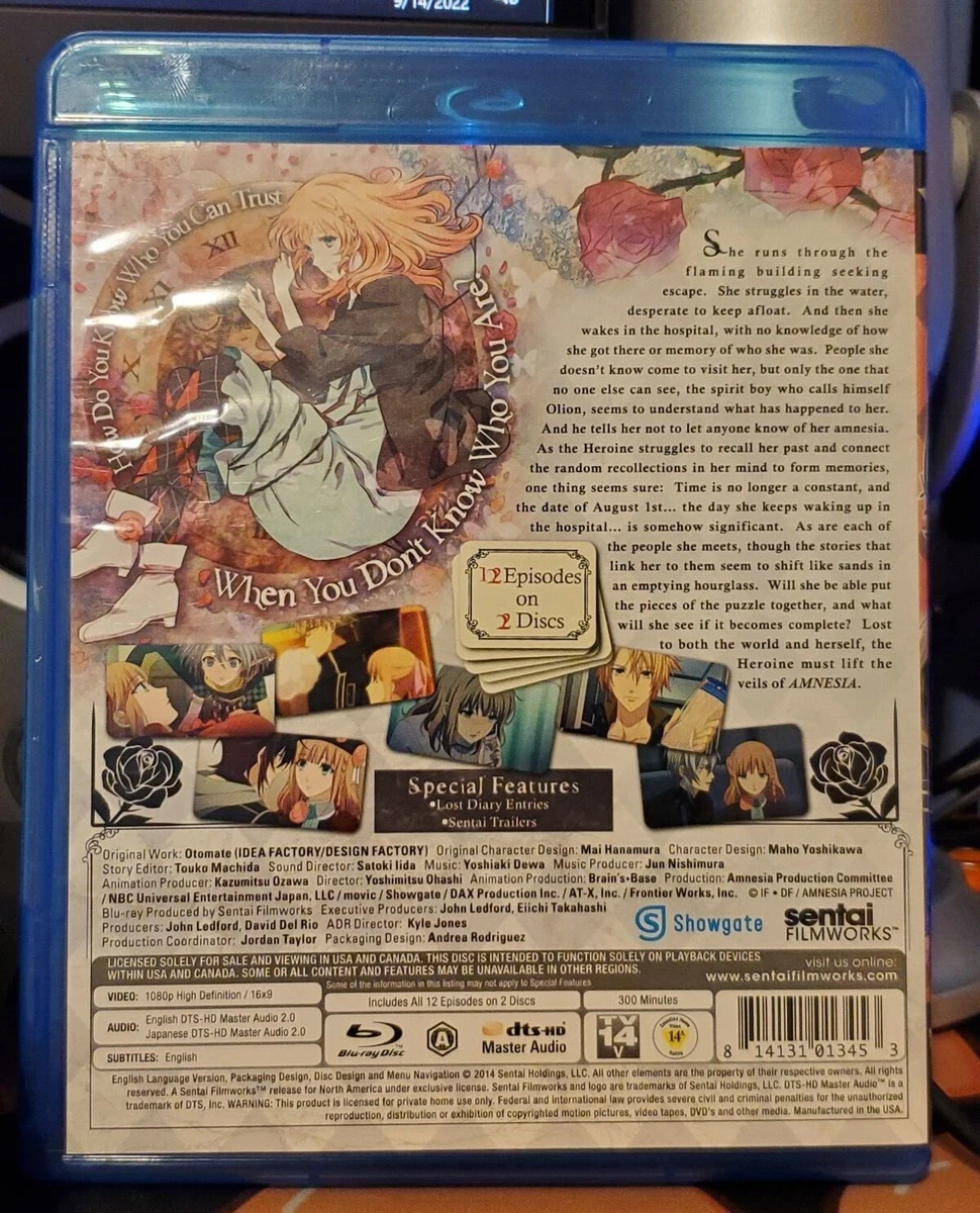 Amnesia: Complete Collection (Blu-ray Disc, 2014, 2-Disc Set) Brand New operone.de