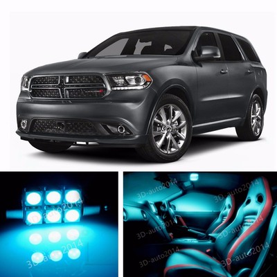 17pcs LED ICE Blue Light Interior Package Kit for Dodge Durango 2011 ...