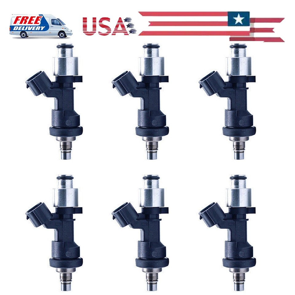 6pcs 550cc 52lb Fuel Injector For Toyota 2JZ 2JZGTE 2JZ-GTE Lexus ES300 ...