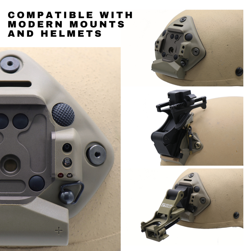 NEW Universal NVG Shroud Integrated Light Array Mount US Military ...