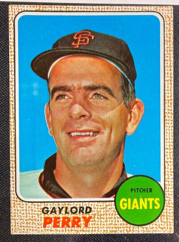 1968 Topps Baseball Card Gaylord Perry #85 BV $25 ex-exmt range CF | eBay