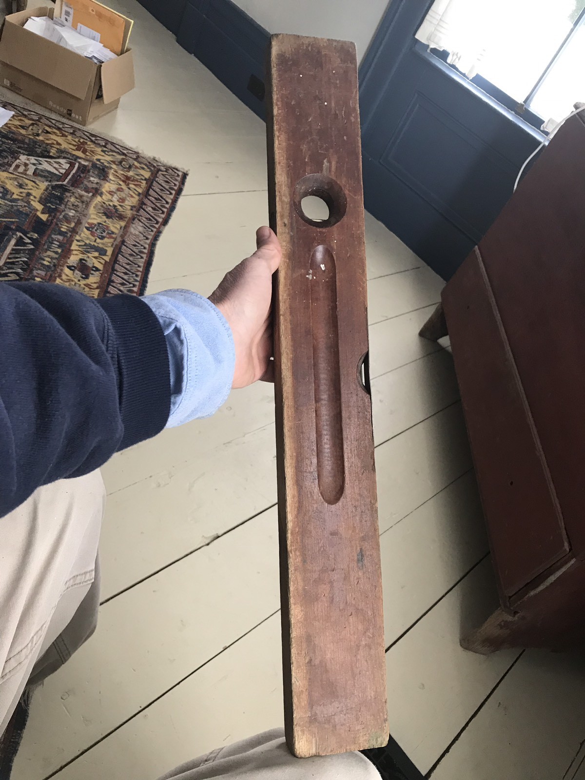 Antique Stanley Rule & level Co Wood Brass 2 Foot Level 00 Works | eBay