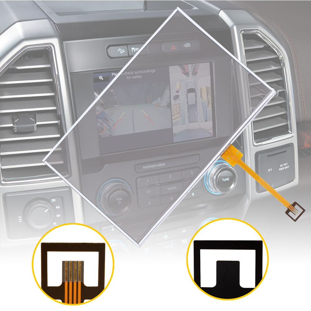 FOR FORD Sync 2 REPLACEMENT TOUCH-screen glass Digitizer 8" Radio ...