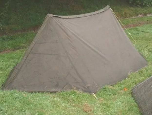 US Military Issue Shelter Half WASHED (EVERYTHING for 1 complete tent ...