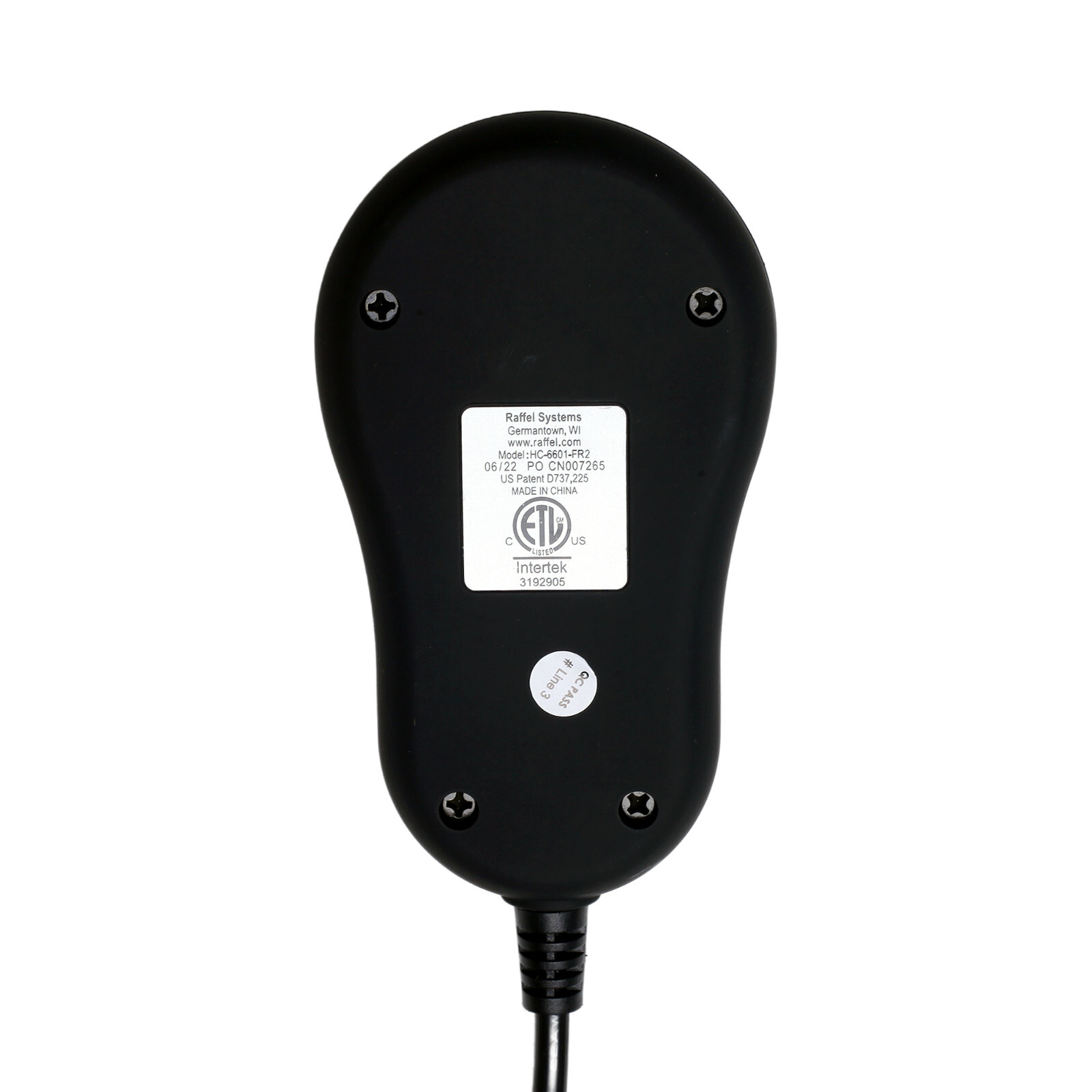 Raffel Systems HC-6601-FR2 Recliner 2 Button 5 Pin Remote Control ...