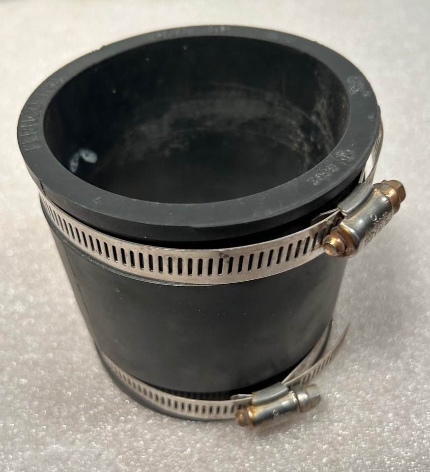 Fernco 3in Schedule 40 3in Dia. x Hub Hub Flexible PVC Flexible ...