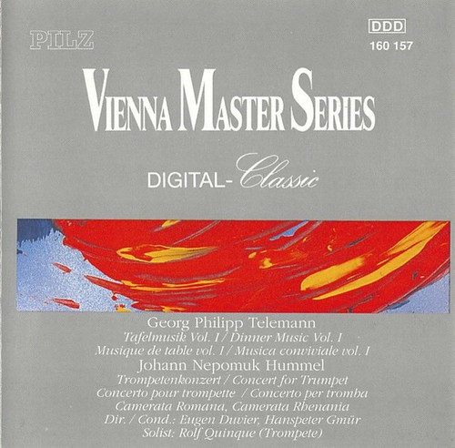Telemann, Hummel: Trumpet Concertos / Quinque, Duvier by Rolf Quinque ...