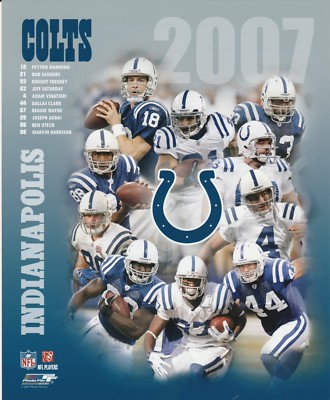 2007 INDIANAPOLIS COLTS 8X10 TEAM COLLAGE NFL LICENSED PHOTO FILE | eBay