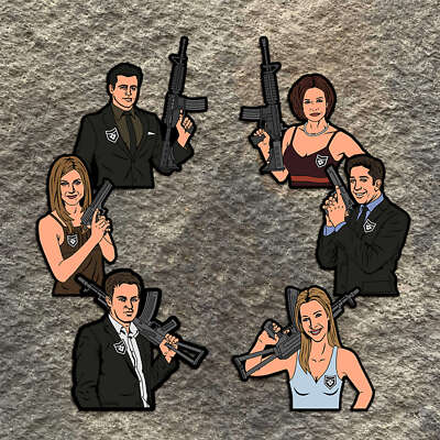 2A F.R.I.E.N.D.S. Full Set PVC Morale Patches | eBay