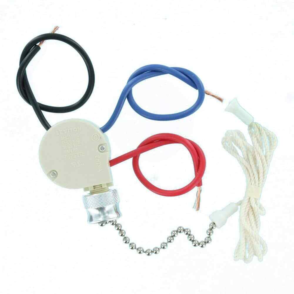 Leviton 1689-50 4 Position Pull Chain Fixture Switch Quantity10 1w for ...