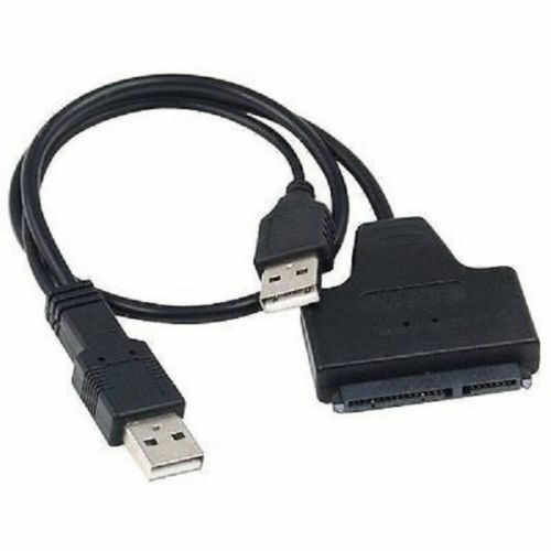 2.0 USB to SATA Cable 2.5" 22P Serial ATA Adapter For HDD/SSD Hard ...