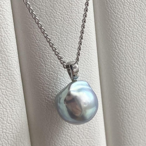 Akoya Pearl Single Stone Necklace Natural M357 Japan Import Rare | eBay