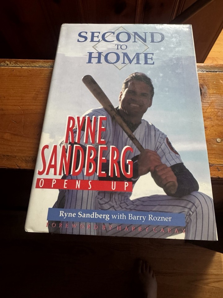 Ryne Sandberg Signed Book ~ Blagojevich signed baseball! Chicago double ...