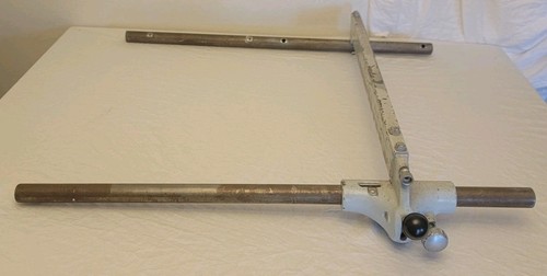Vintage Delta Rockwell 10” Unisaw Rip Fence Assembly w/ Rails ~ LTA-450 ...