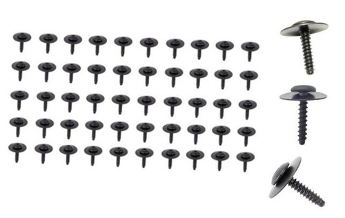 50 Pcs Fender Liner Wheelhouse Liner Splash Shield Bolt Screw 11548270 ...