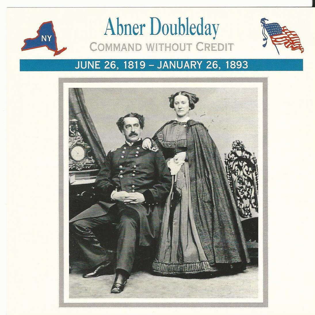 Abner Doubleday Baseball Card